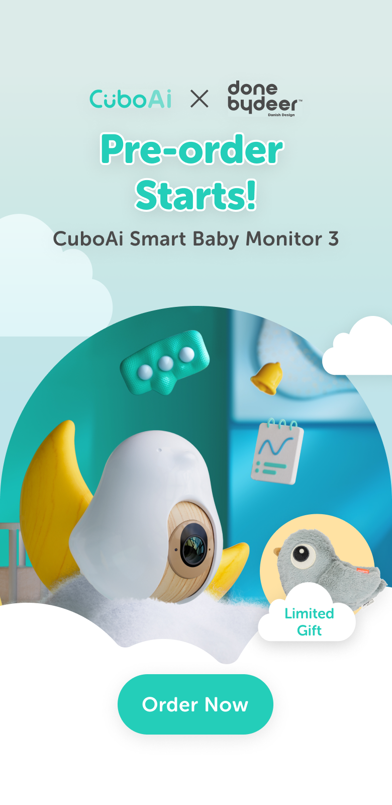 CuboAi Plus | Proactive AI for Baby's Sleep, Safety, and Memories – CuboAi